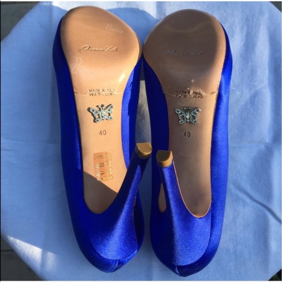 Aruna Seth | Shoes | Aruna Seth Farfalle Cobalt Bridal Shoes | Poshmark